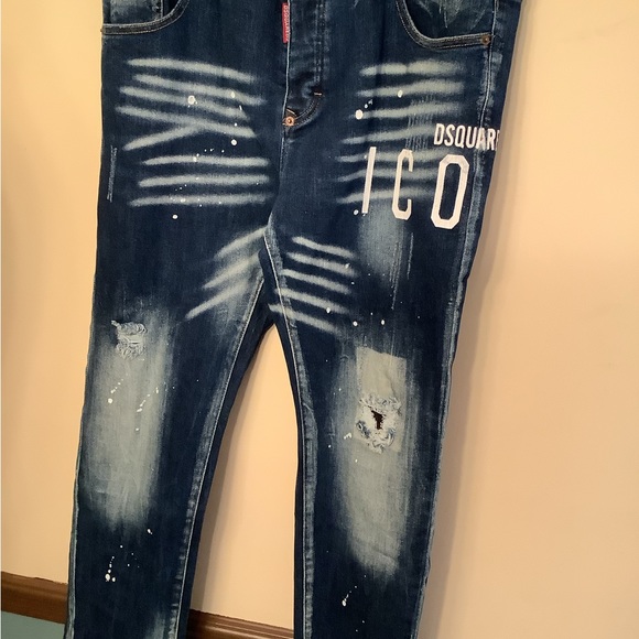 DSQUARED2 | Jeans | Dsquared2 Mens Icon New Rider Jeans 52 37x32 | Poshmark